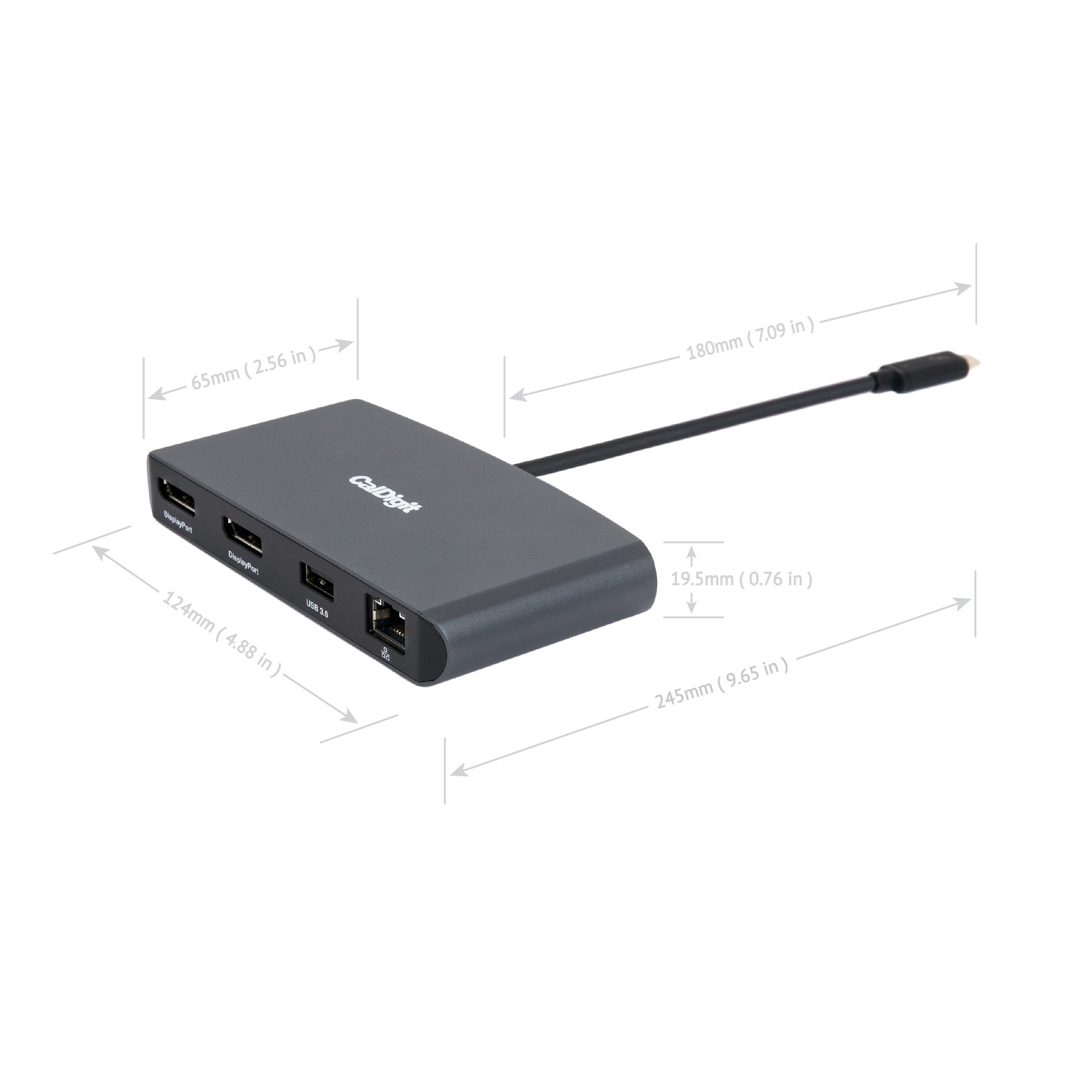 CalDigit Thunderbolt 3 mini Dock - Dual DisplayPort | Thunderbolt ...