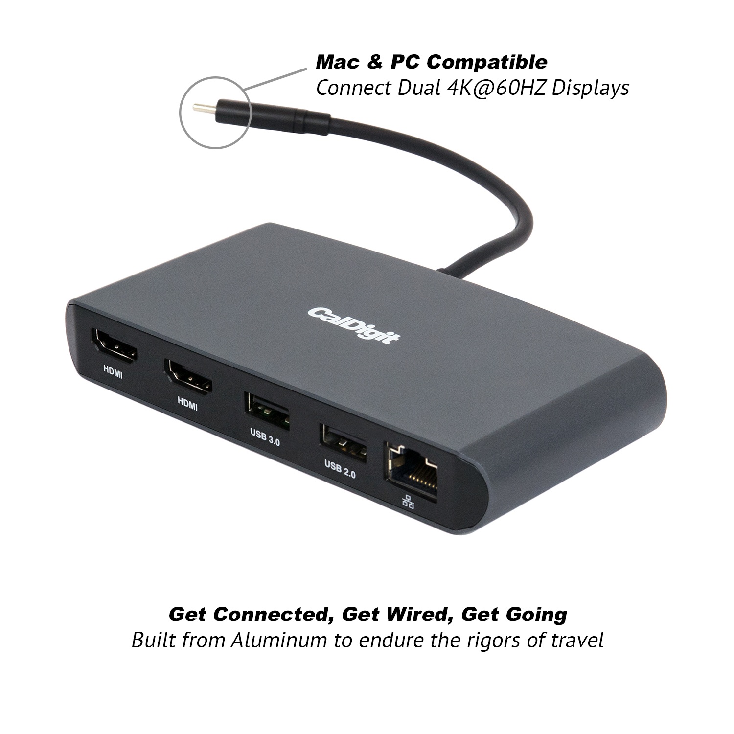 CalDigit Thunderbolt 3 mini Dock - Dual HDMI | Thunderbolt Technology ...