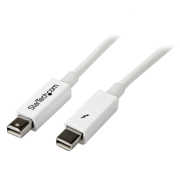StarTech.com 0.5m White Thunderbolt™ Cable | Thunderbolt Technology ...