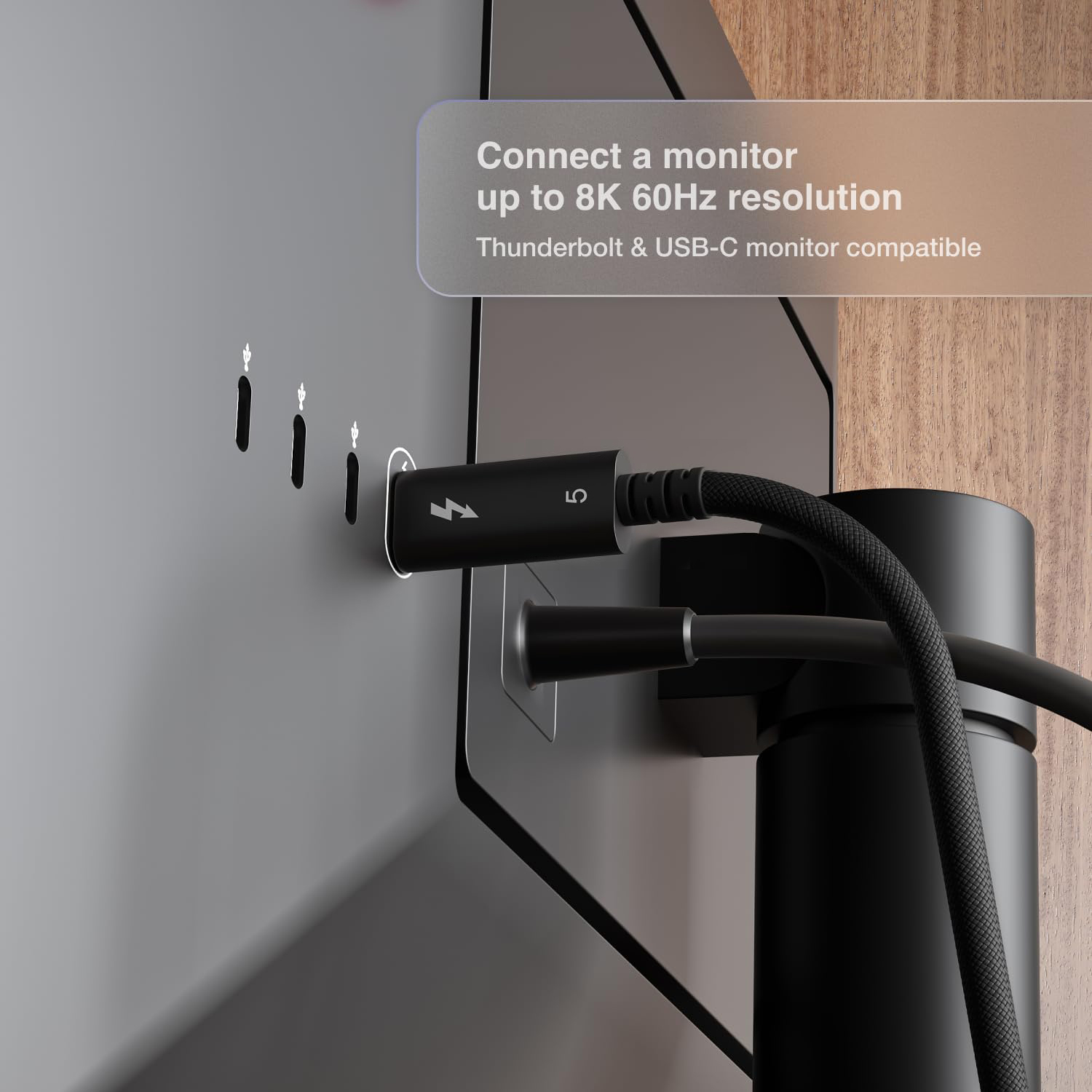 CalDigit Thunderbolt 5 (USB‑C) Pro Cable (2.0m) - Black | Thunderbolt ...