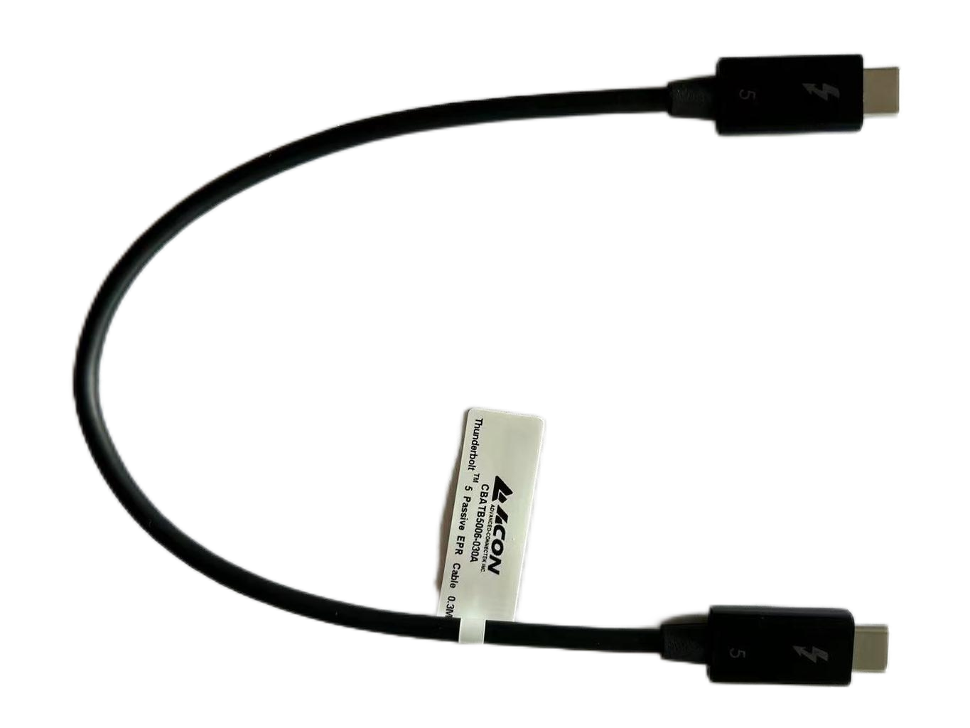 ACON, Thunderbolt 5 Passive EPR Cables 0.3M, 0.5M, 0.7M, 0.8M, 1.0M ...