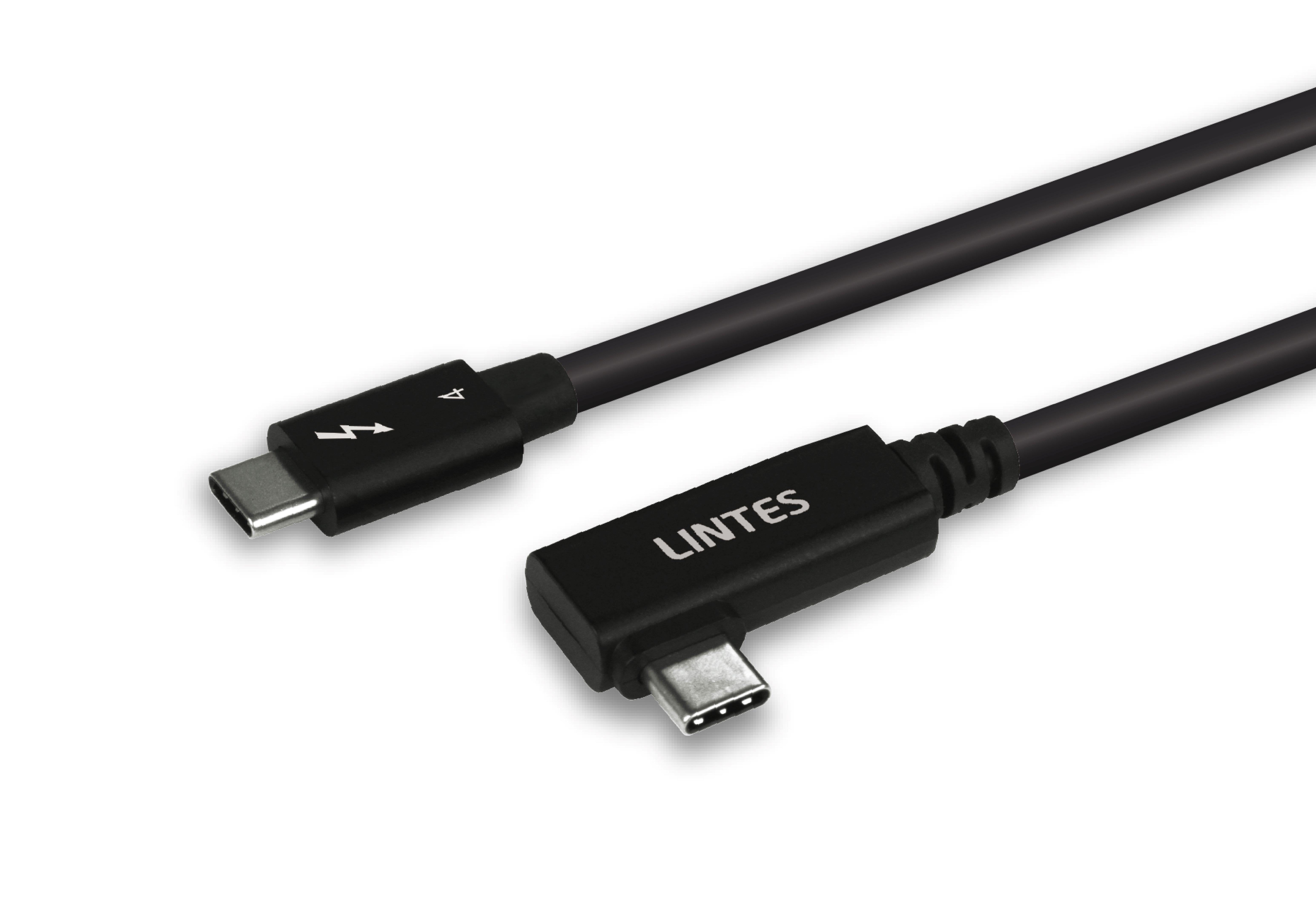 Thunderbolt 4 (40Gbps) Passive Cable 0.5M, 0.8M - Right Angle ...