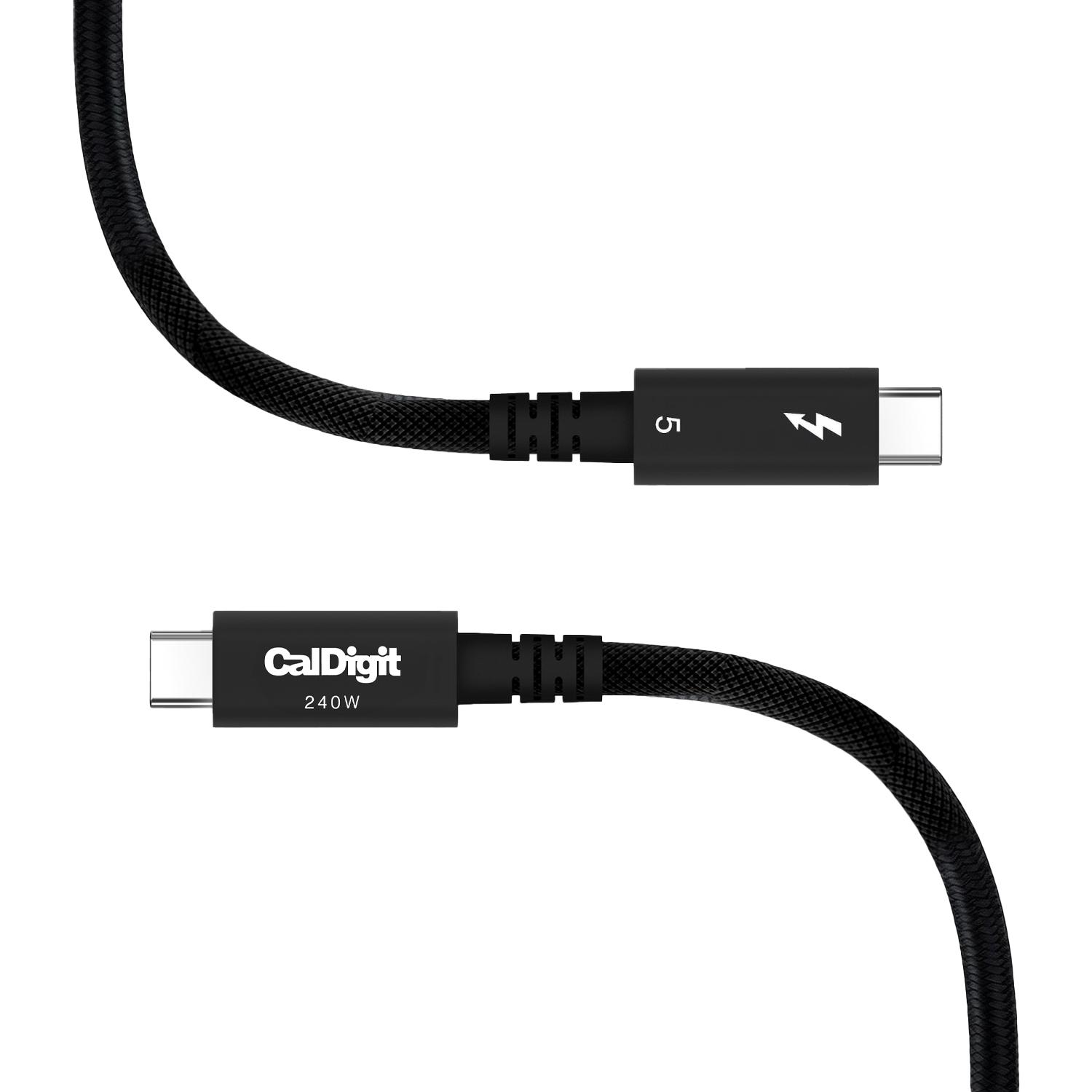 CalDigit Thunderbolt 5 (USB‑C) Pro Cable (2.0m) - Black | Thunderbolt ...