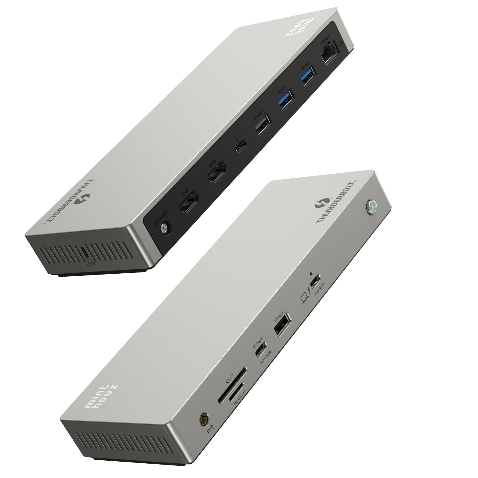 Minthouz 8K Thunderbolt 4 Docking Station:MT-UTD46 | Thunderbolt ...